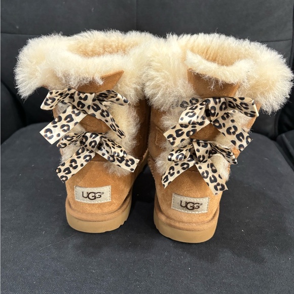 UGG | Shoes | Cheetah Print Bailey Bow Ugg Boots | Poshmark